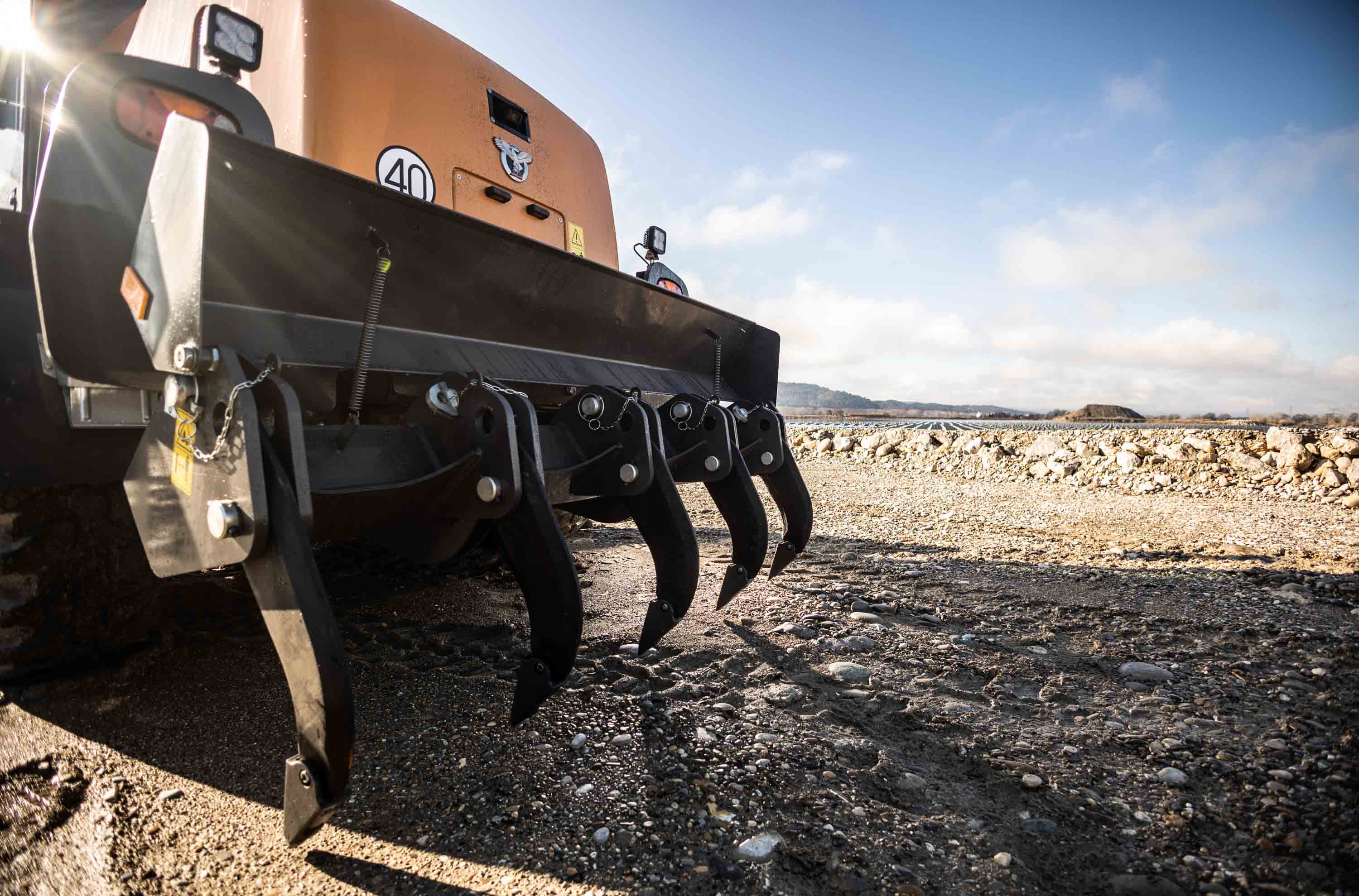 Joystick control for Case C-Series Graders