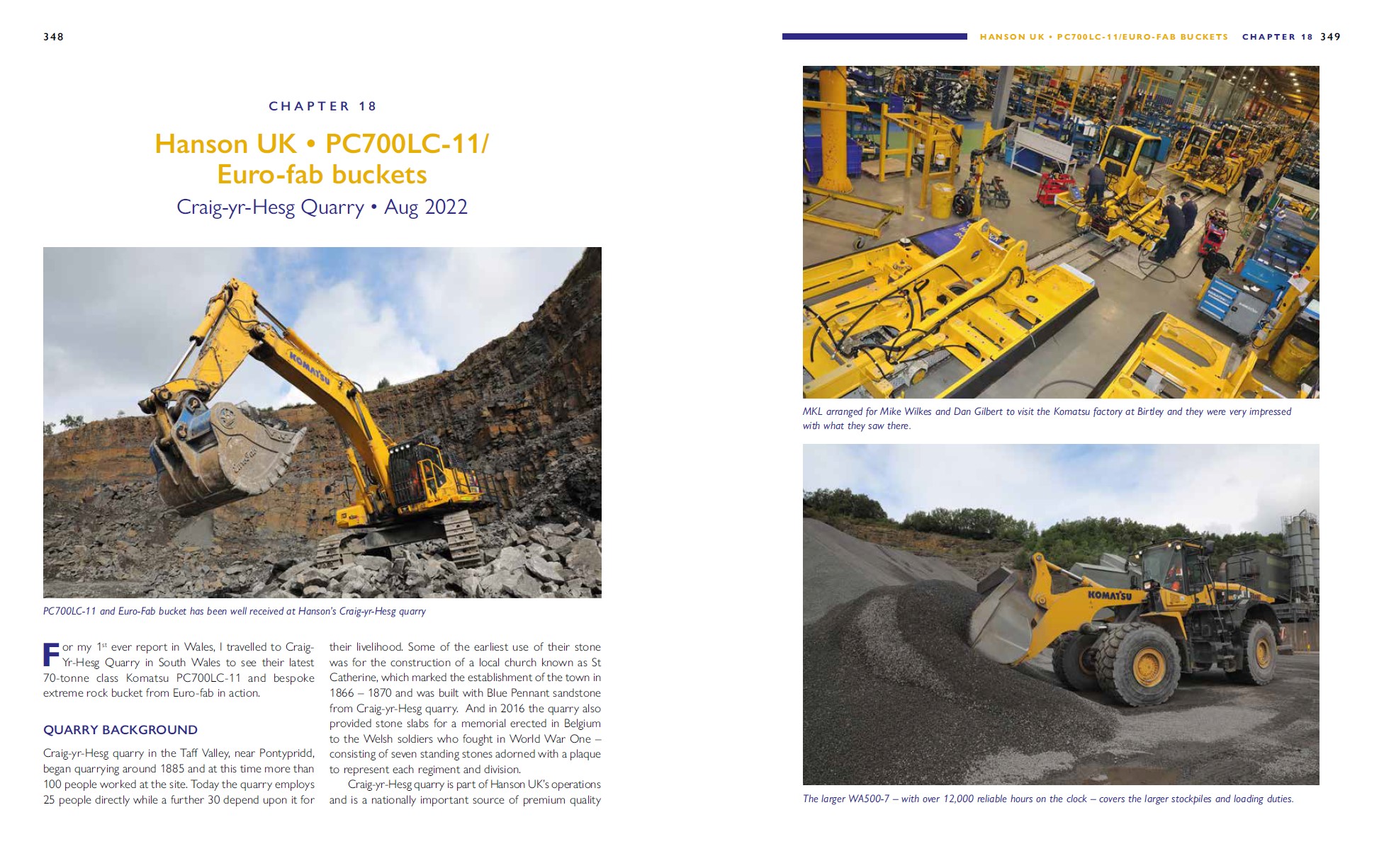 Earthmovers in USA Australia & Europe