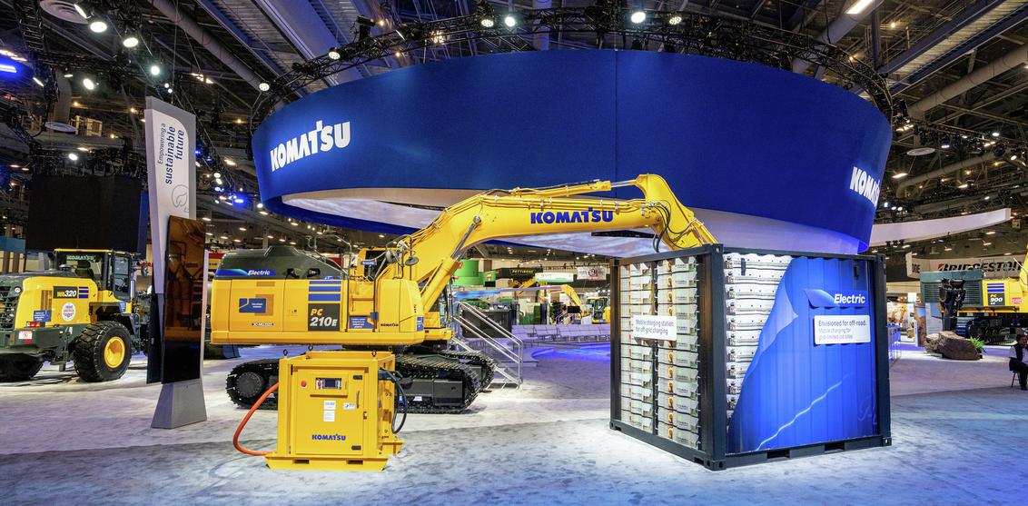 Komatsu Electric was a Hit at Hillhead