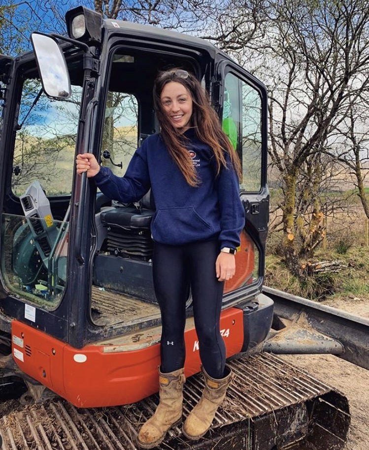 Machinery is in the blood for The Digger Girl