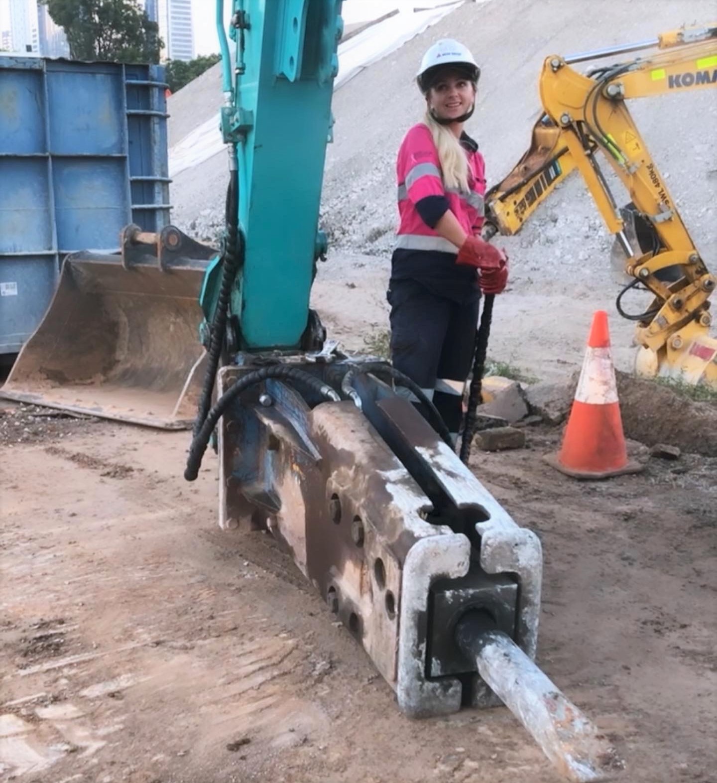 The “Wee Lassie” Digging it Down Under