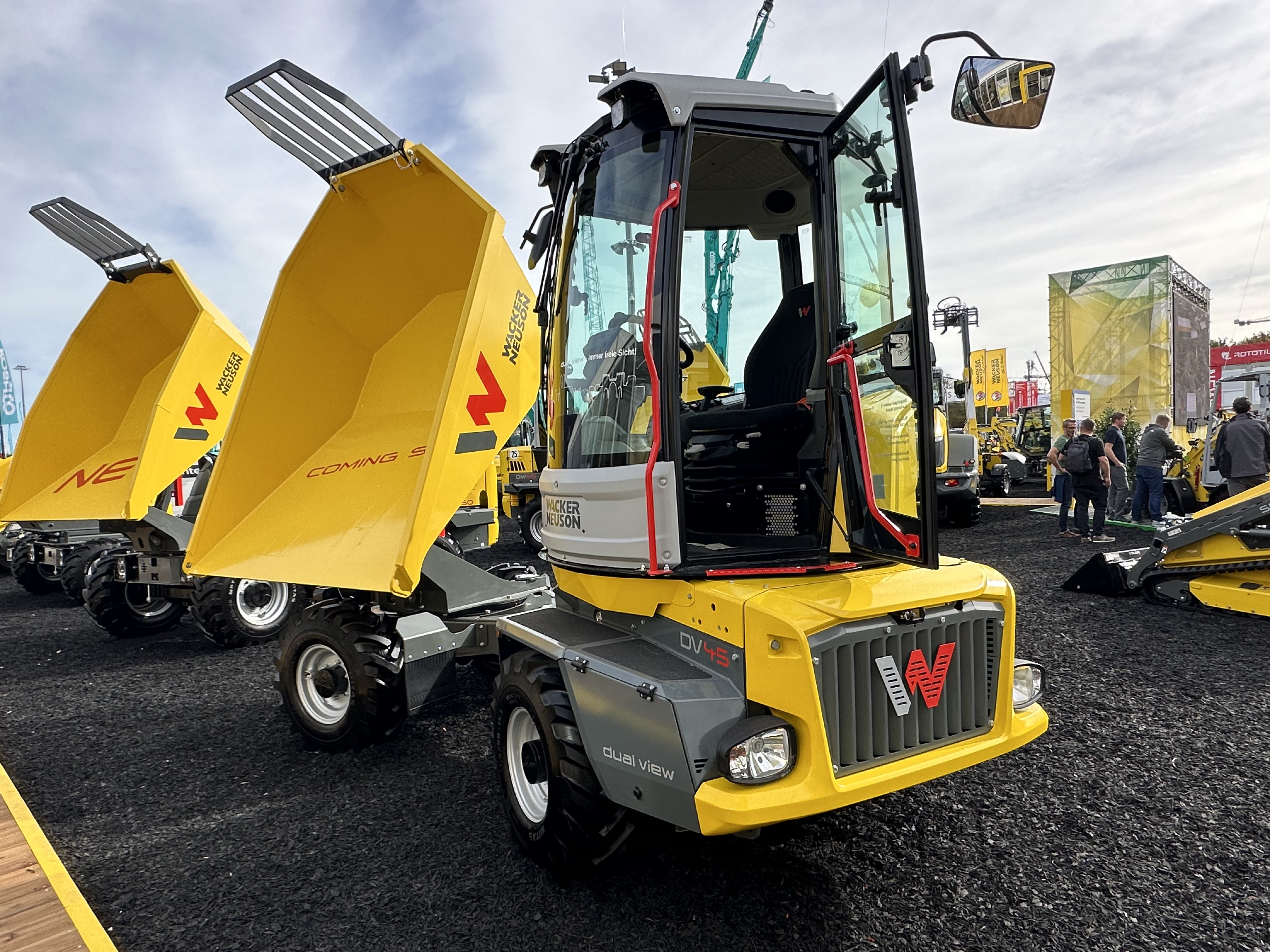 Wacker Neuson had us in a spin at Bauma
