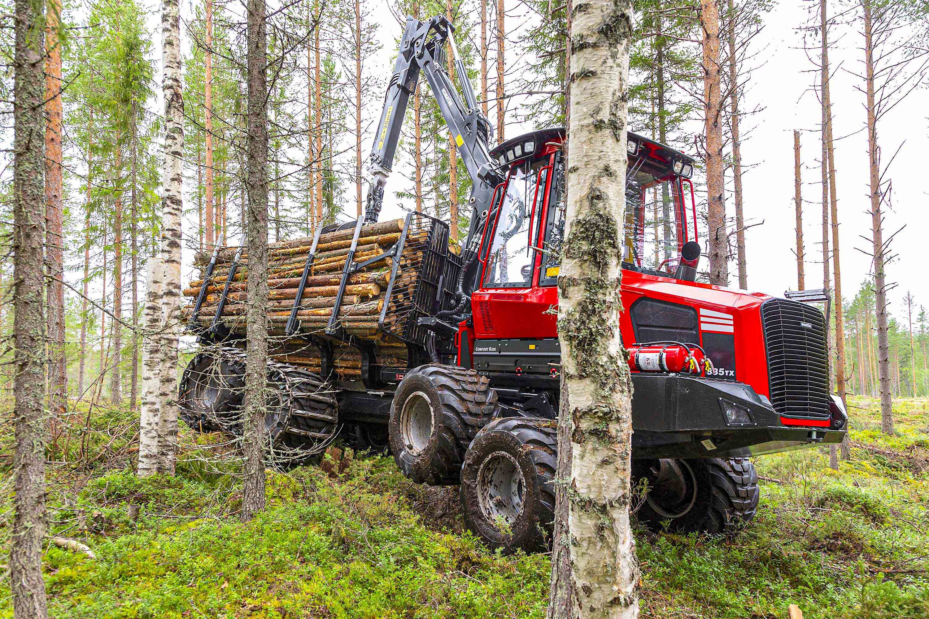 New Komatsu forest forwarders