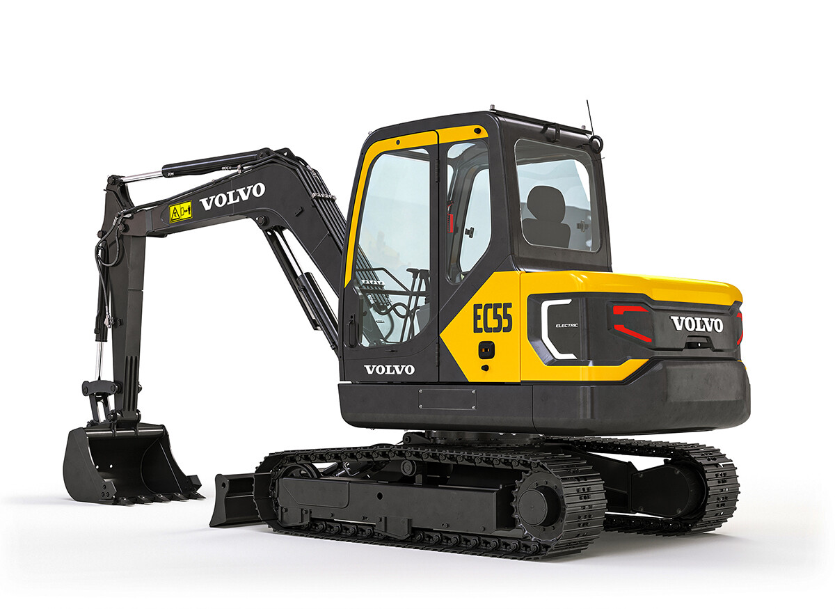Volvo develops electric digger for Chinese market