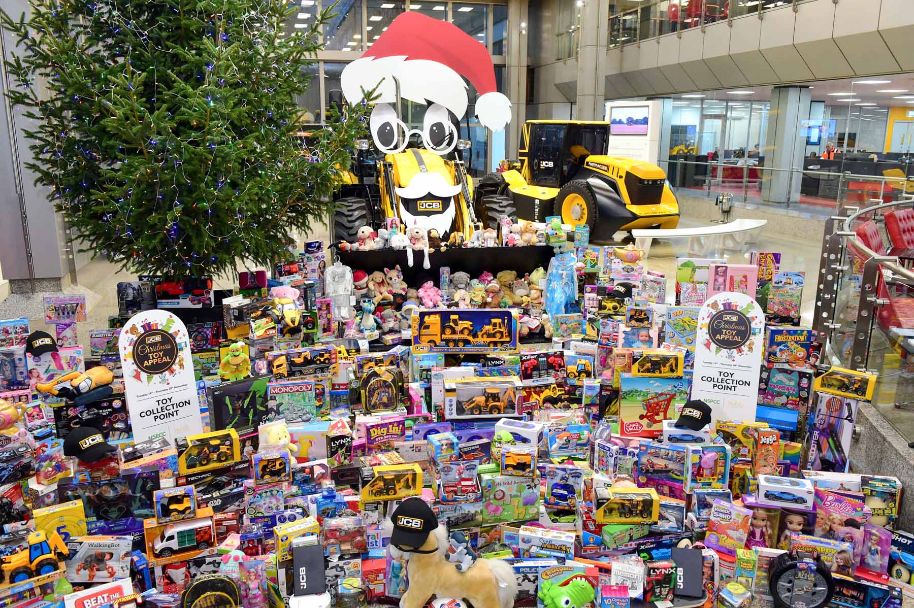 JCB Christmas toy appeal breaks record
