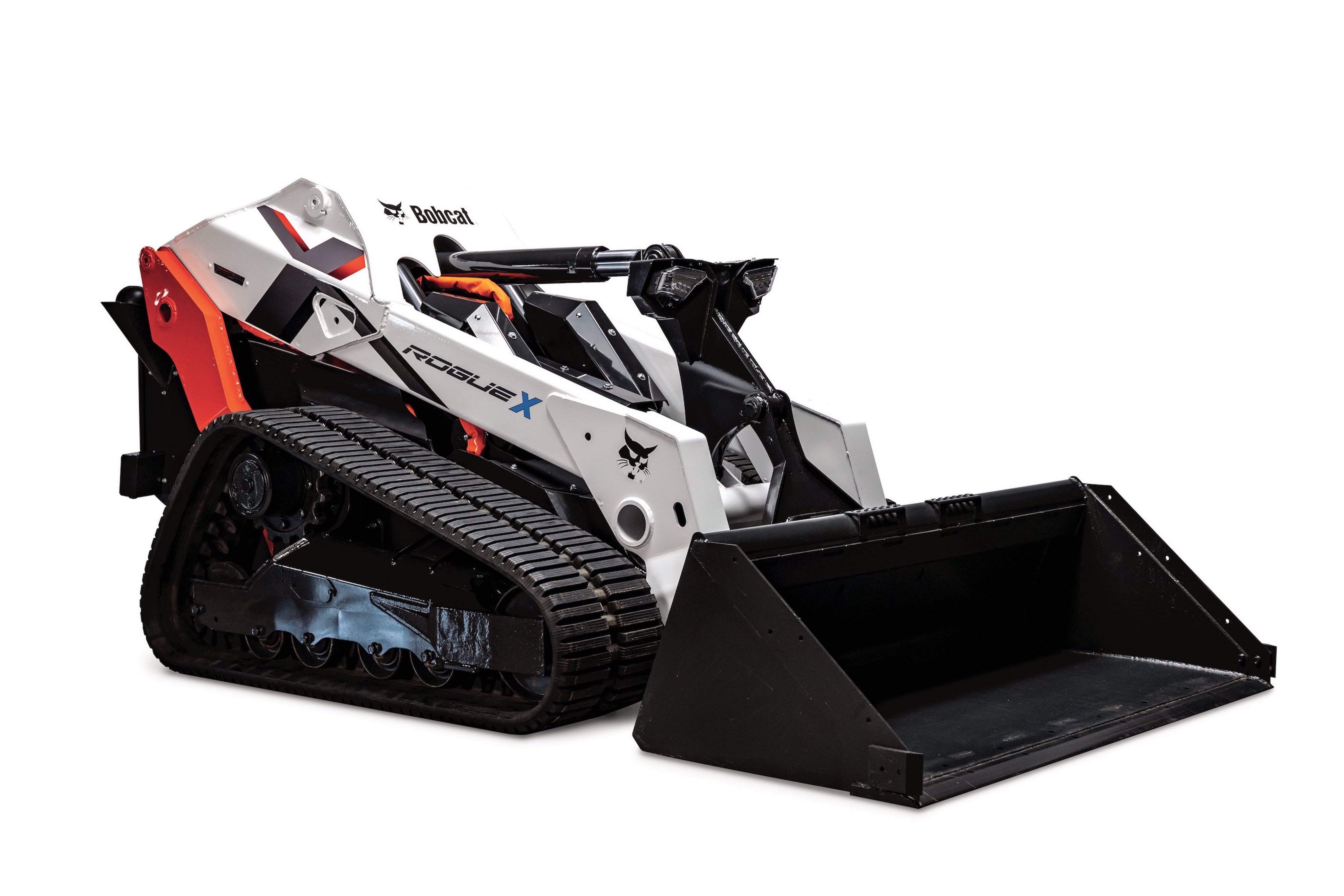 Electric Bobcat skid-steer loader & RogueX concept